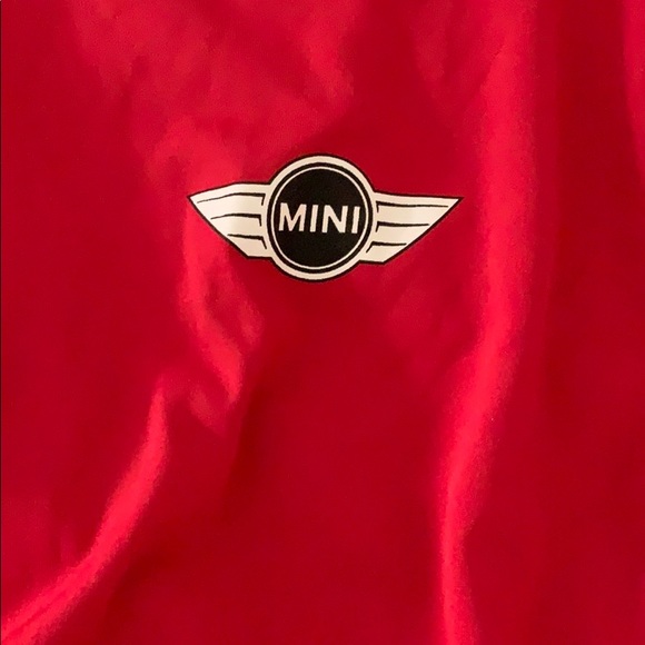Mini Cooper | Shirts | Mini Car Brand Logo Red Performance Collar Shirt ...